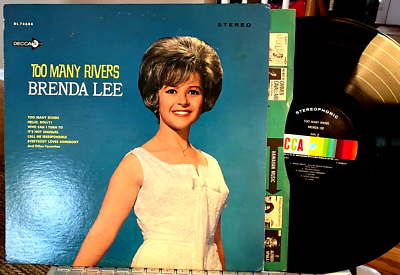 Brenda Lee LP - "Too Many Rivers" - Decca DL 74684, 1965, STEREO orig ...