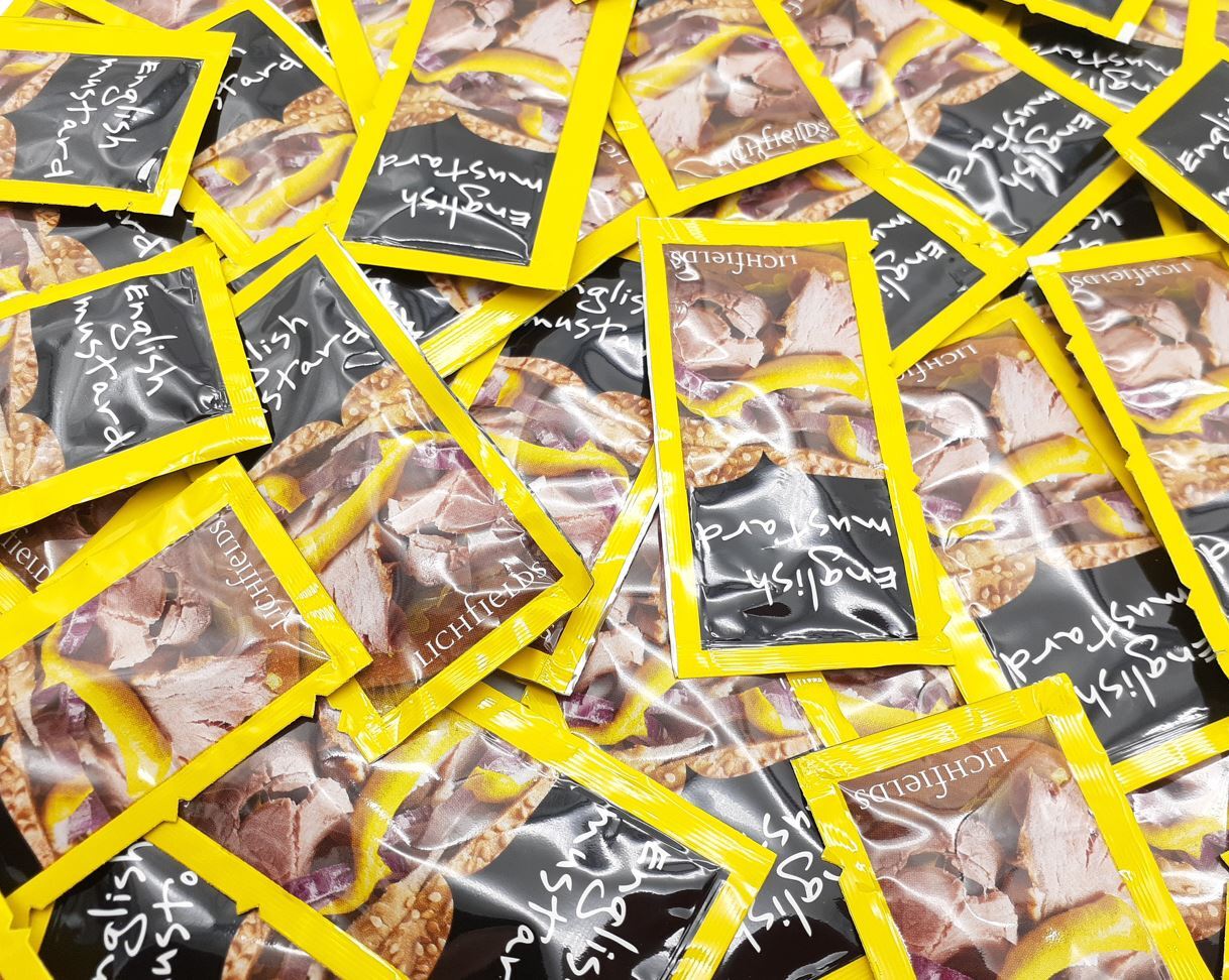 Lichfields Single Individual Sauce Sachets Portion Essential Condiment ...