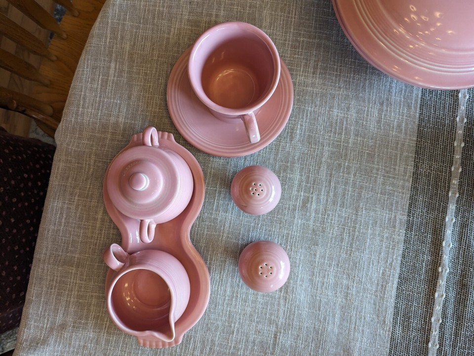 FIESTA FIESTAWARE Peony Pink Dinner Set | eBay