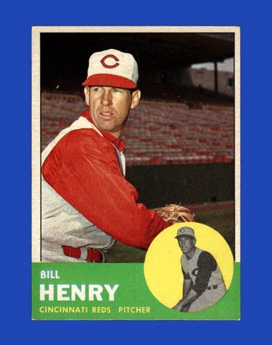 1963 Topps Set-Break #378 Bill Henry EX-EXMINT *GMCARDS* | eBay