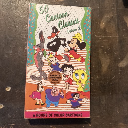50 Cartoon Classics-Volume 2 VHS-VERY RARE Dust Cover And Edition | eBay