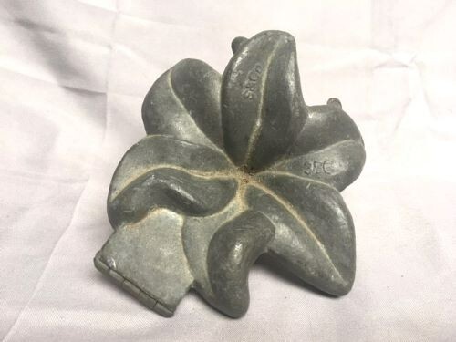 Antique Pewter Hinged LILY FLOWER #386 Ice Cream, Chocolate, Candy 3D ...