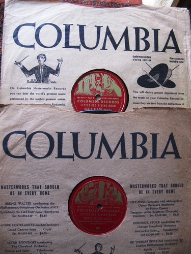 LITTLE RED RIDING HOOD Picture DAVID ALLEN Children's Record COLUMBIA ...