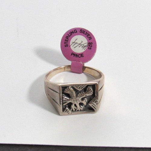 CLOSEOUT Ring Sterling Silver Firebird design Sz 12 Actual Thunderbird ...