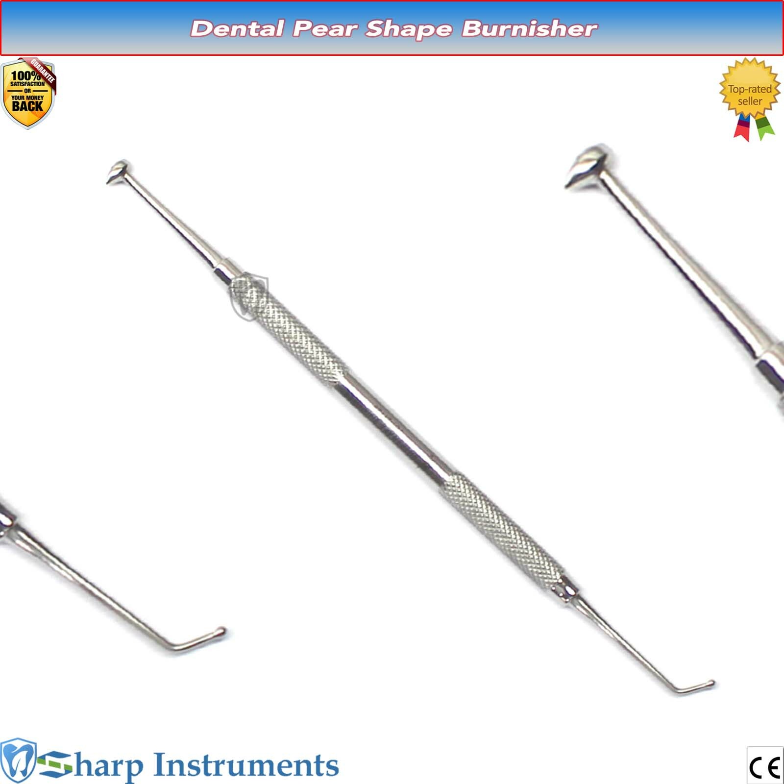 Dental Ball Burnisher Pear Shape Filling Lab Instruments Amalgam ...
