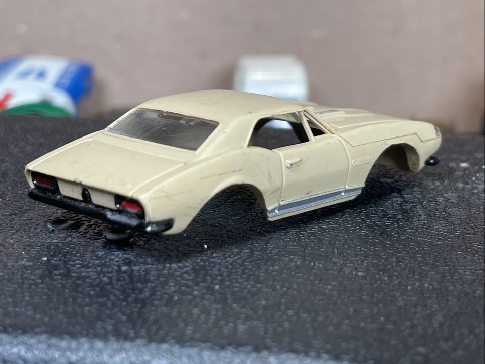 1967 Camaro SS beige #1368 AFX Aurora Slot Car Body fits Thunderjet ...