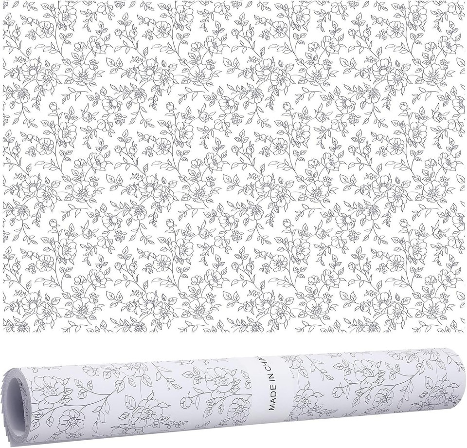 10 Sheets Lavender Scented Drawer Liners - Non-Adhesive, Fragrant Paper ...