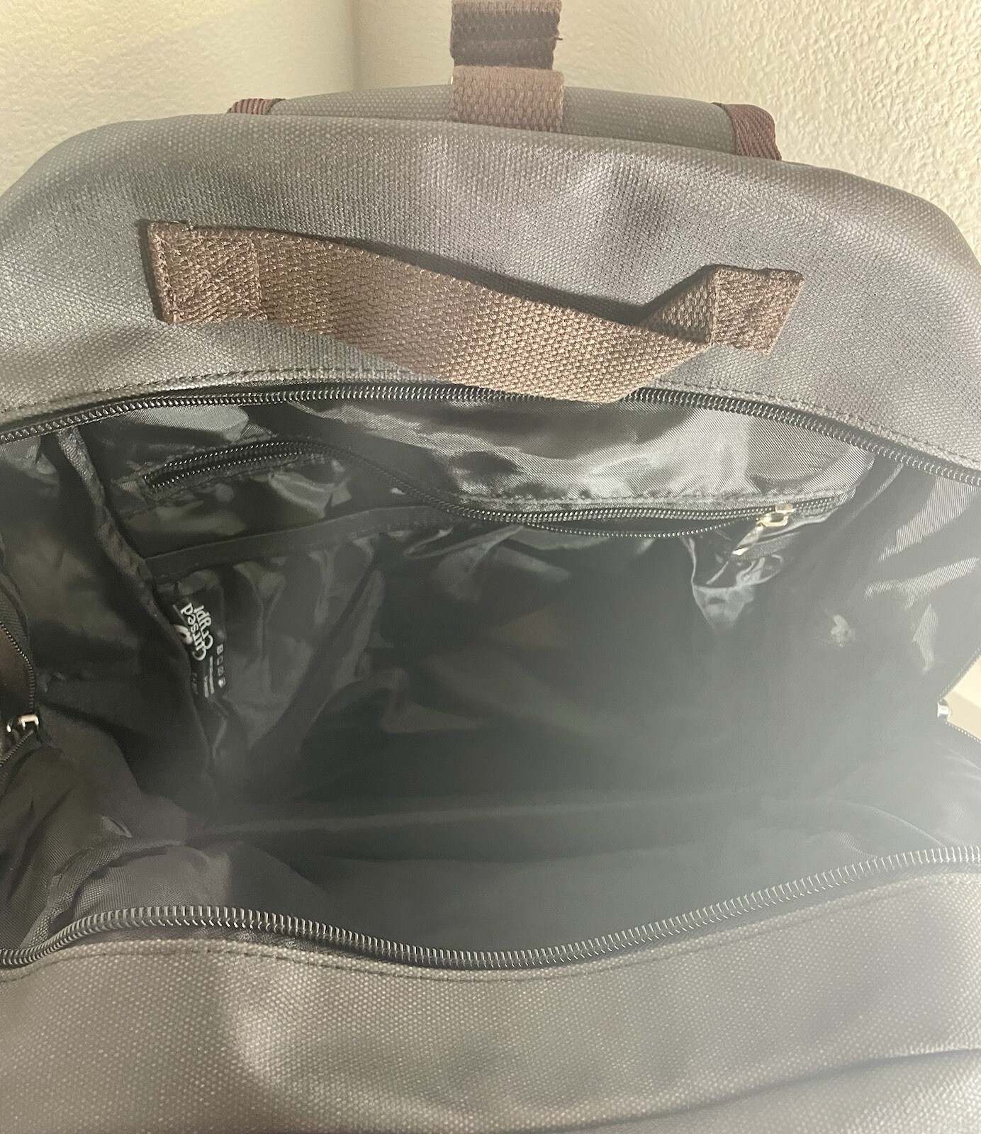 Cursed Crypt Faux Leather Crossbody Courier School Bag Backpack | eBay