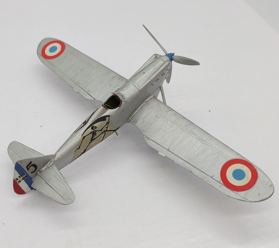 1:72 Scale Built Plastic Model Airplane WWII French Fighter Dewoitine D ...