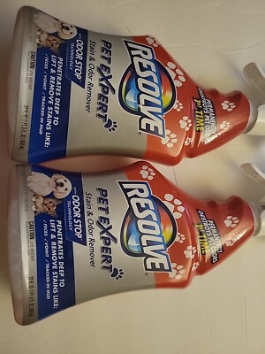(2-Pk) RESOLVE ~ PET EXPERT Carpet Rug Upholstery PERMANENT STAIN ...