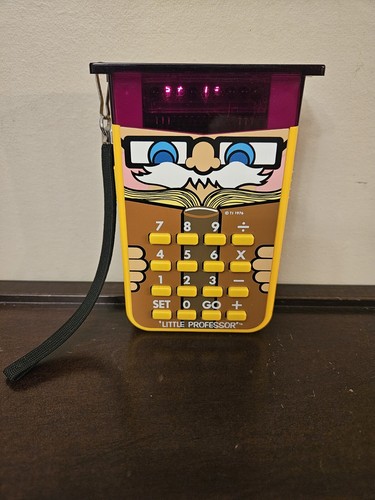TEXAS INSTRUMENTS "LITTLE PROFESSOR" CALCULATOR - 1978 - TESTED ...