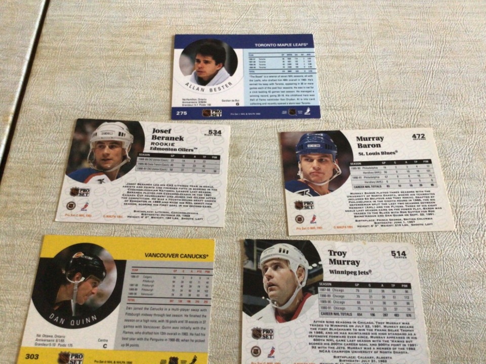 Pro Set NHL Hockey Cards lot | eBay