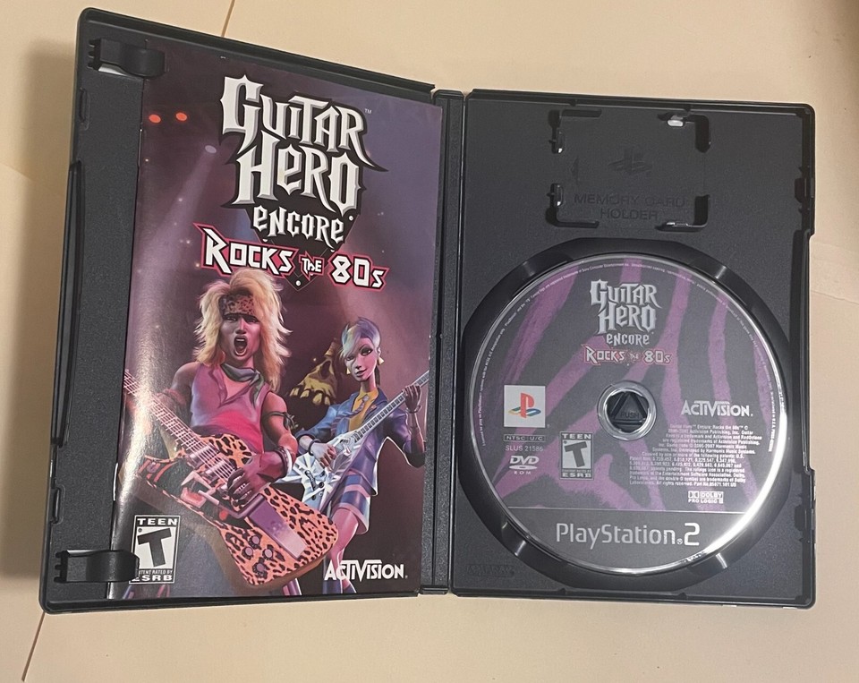 Guitar Hero Encore: Rocks the 80s (Sony PlayStation 2, PS2, 2007 ...