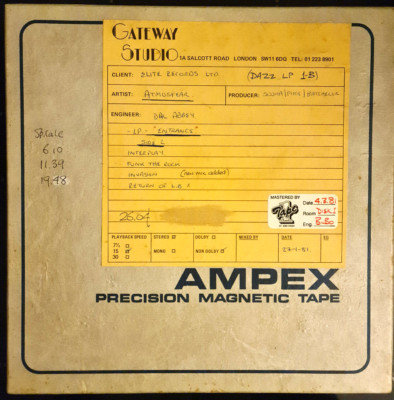 Atmosfear - En Trance LP (side 2) 1/4 inch mastertape RARE | eBay UK