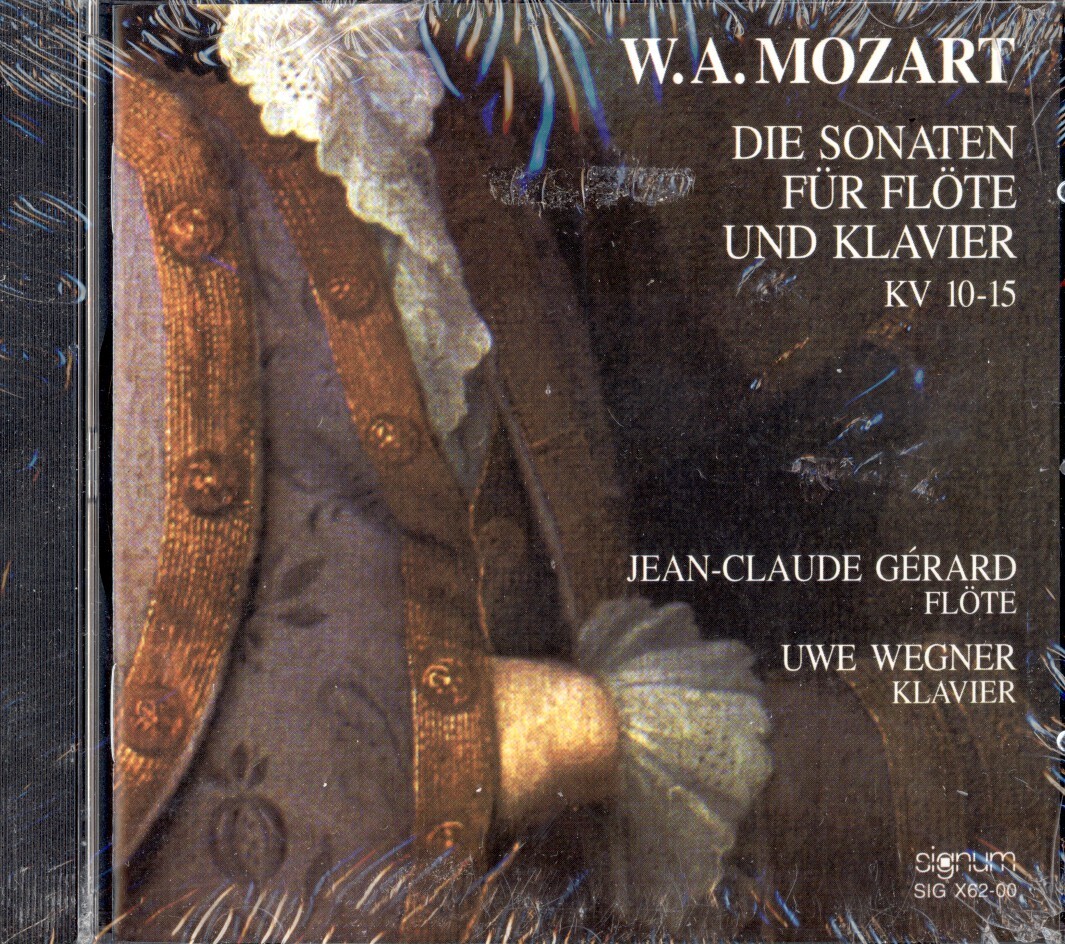 Mozart: The Flute Sonatas K.10-15. Jean-Claude Gerard (CD, 1994, Signum ...
