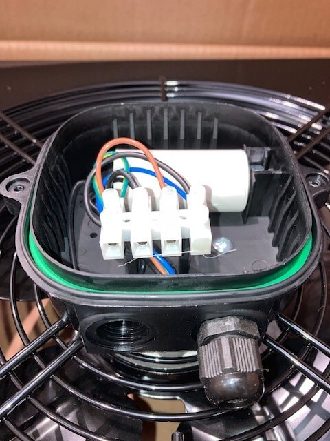 560mm Industrial Axial Flow Plate Extract Fan Factory Warehouse Kitchen ...