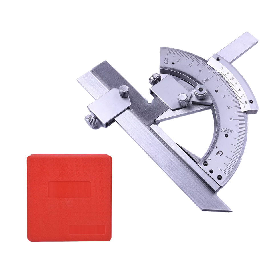 0-320° Precision Angle Measuring Finder Universal Bevel Protractor ...