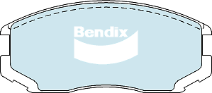 Bendix General CT Front Brake Pad Set for Mitsubishi Lancer CA4A 1.6L ...