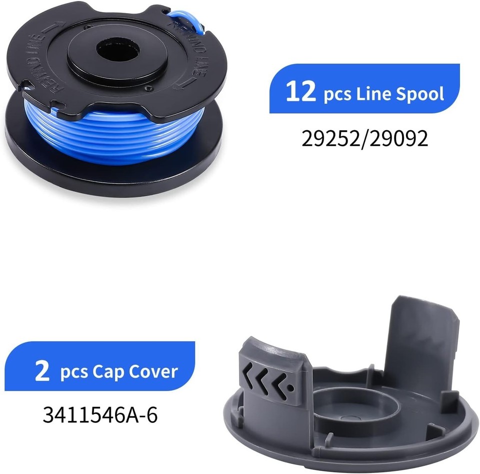 Hart Spools .065" 6 Pack For Auto Feed Trimmers fits all HART string ...