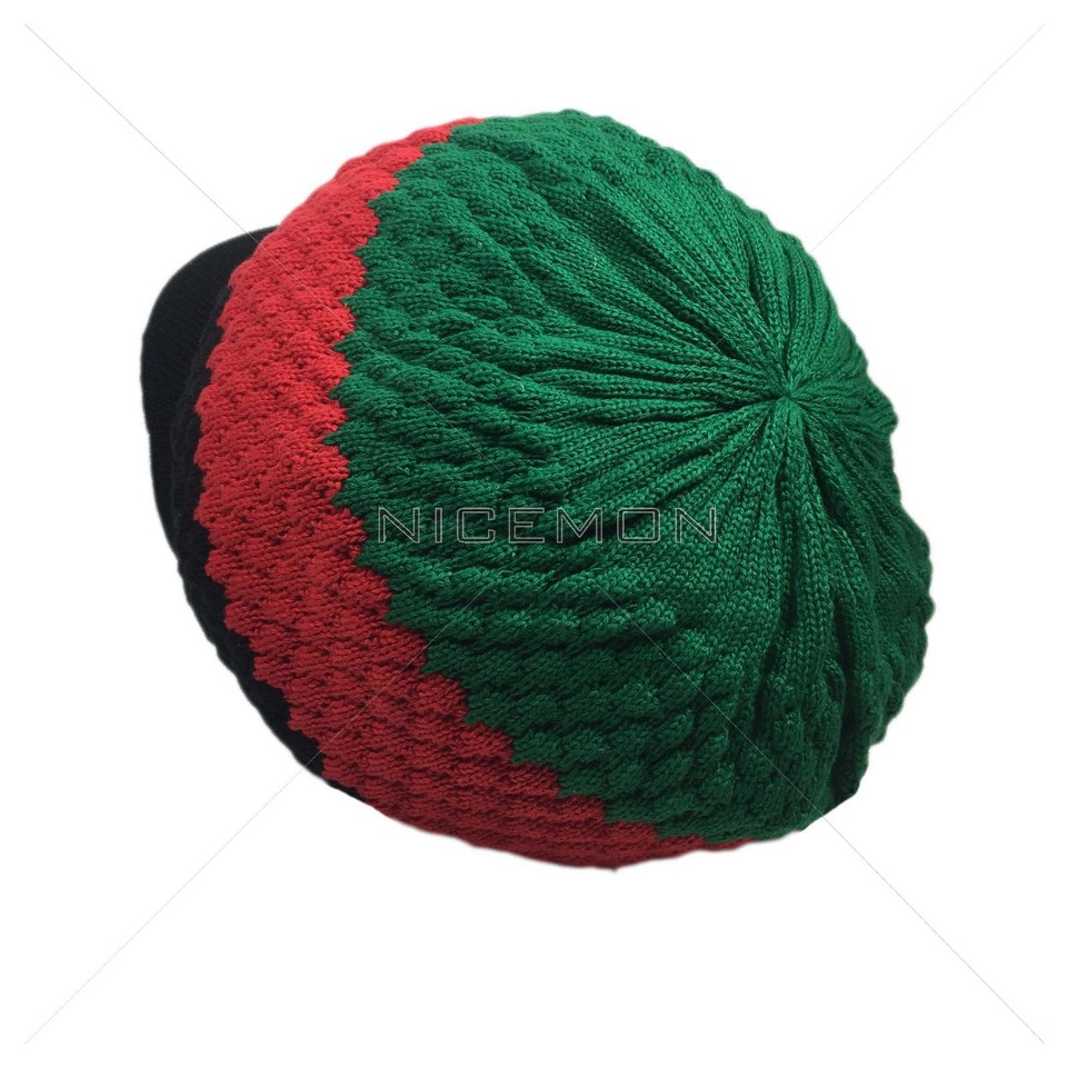 Rasta Rastafari Hat Cap Rastacap Reggae Jamaica Hats Dreadlocks 100% ...