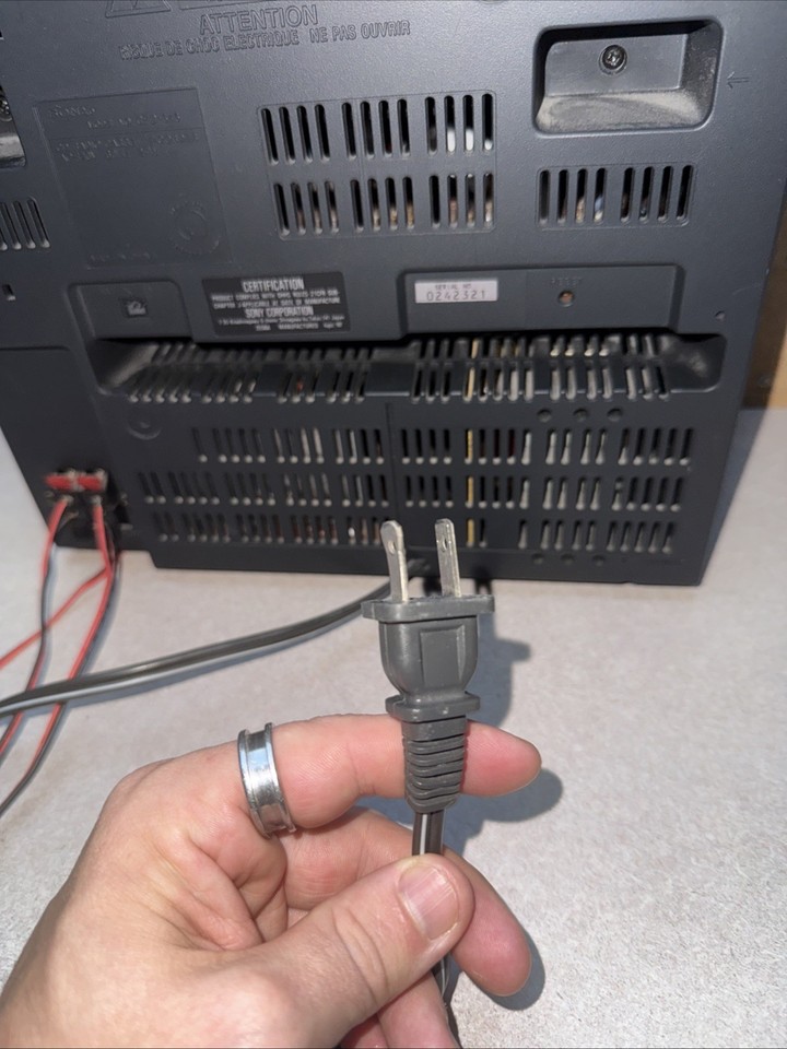 Sony CFD-646 Vintage 1997 CD Radio Cassette. Tested Works Great! Sounds ...