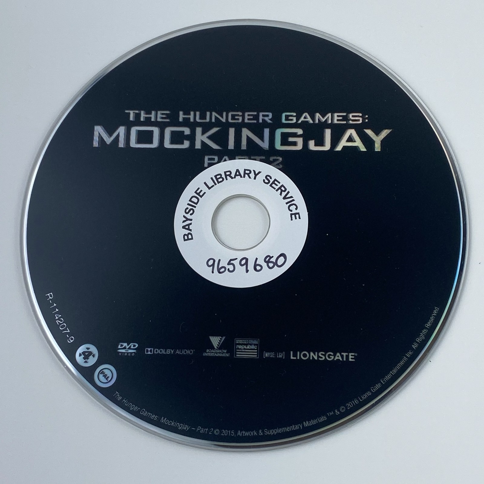 The Hunger Games: Mockingjay (DVD, 2014) Disc Only | Action, Jennifer ...