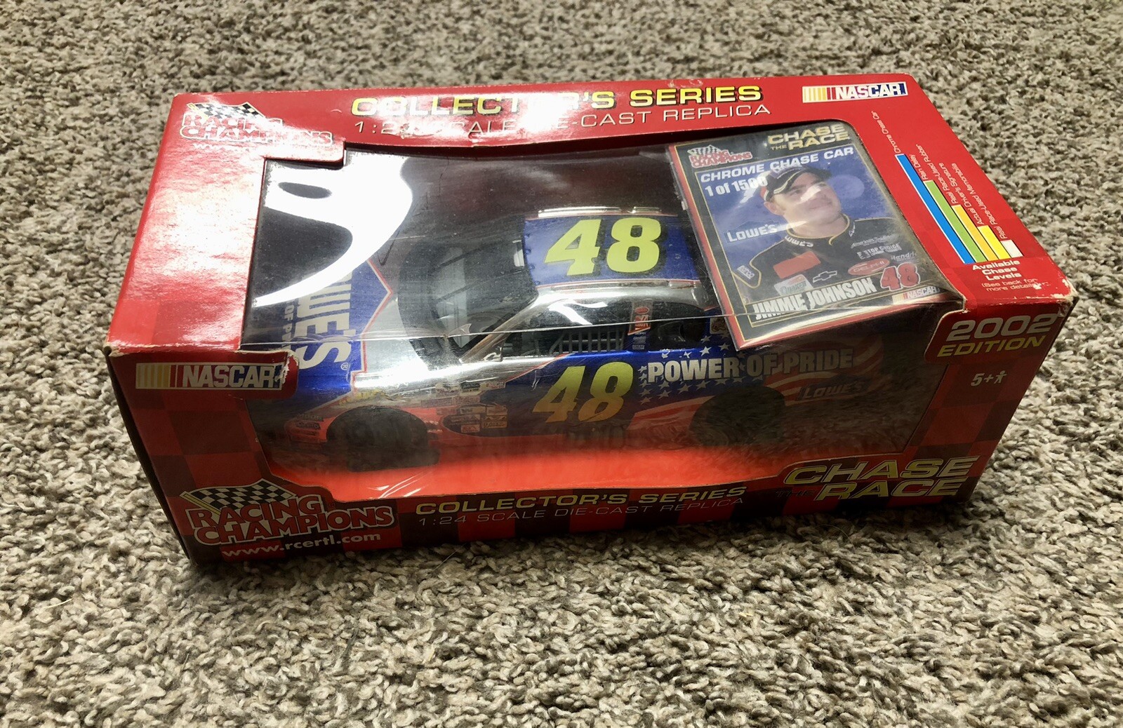 Jimmie Johnson RC Collector’s Series 2002 Lowe’s Power Pride Chrome ...