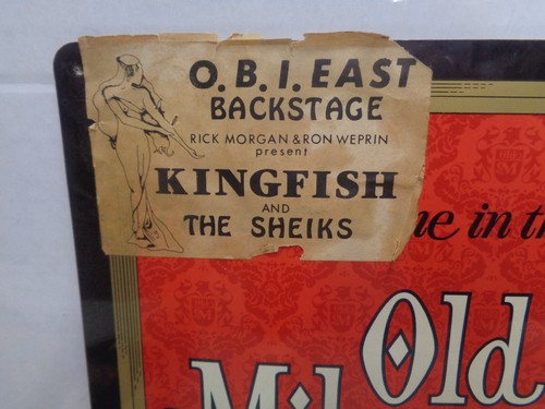 O.B.I. East Oak Beach Inn bar club VINTAGE sign sticker 1974 era Long ...