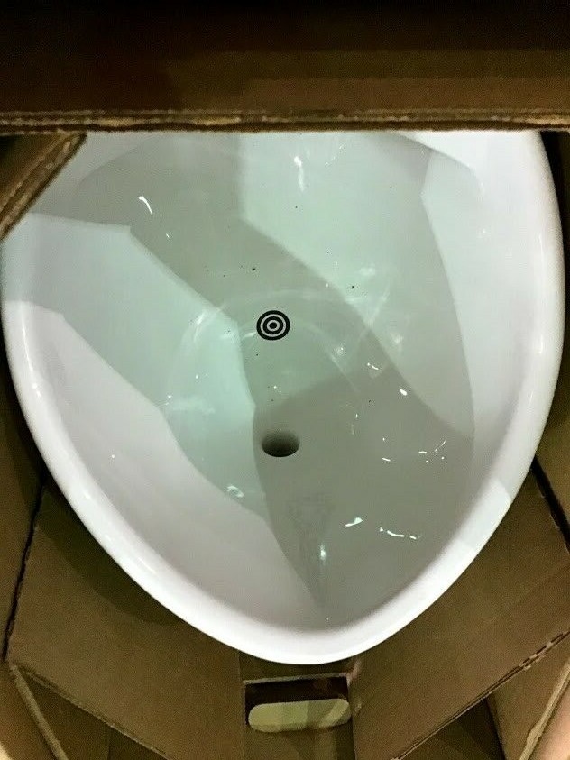 TOTO Ut105u#01 Commercial Washout Urinal With Top Spud Cotton White for ...