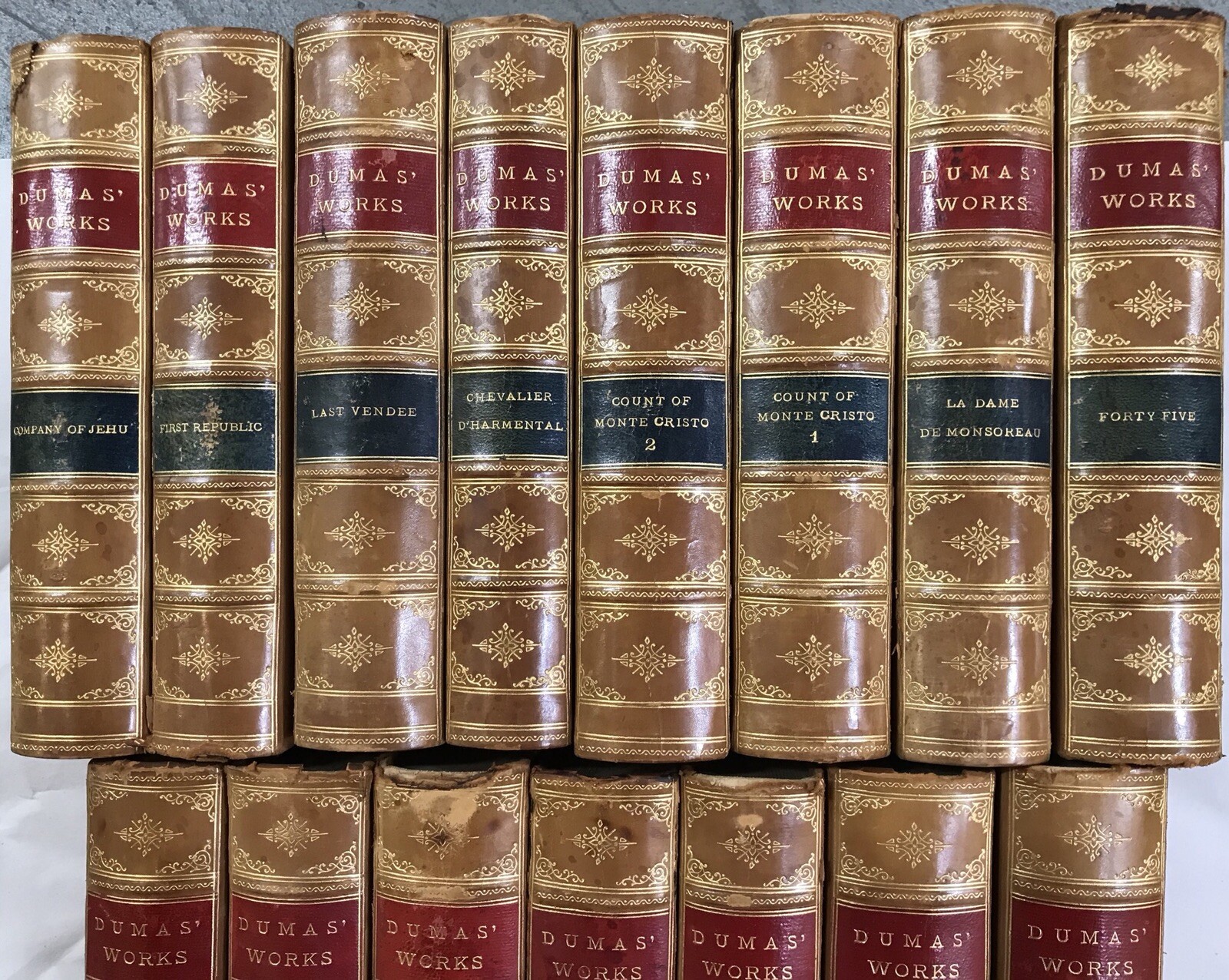 The works of Alexandre Dumas (illustrated Sterling Edition) 15 Volume ...