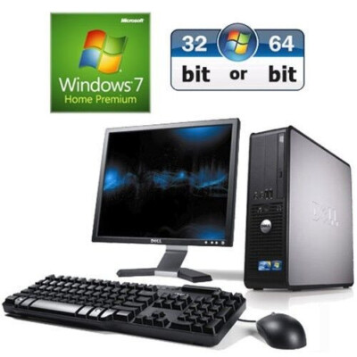 WINDOWS 7 DELL OPTIPLEX COMPUTER SSF DESKTOP PC CORE i3 2nd 4GB 320GB ...
