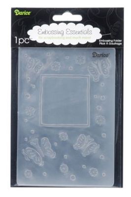 NEW Darice Butterfly Frame Universal Embossing Folder 1215-67 | eBay