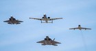 USAF HERITAGE FLIGHT DEMO TEAM -F-16- F-22 -F-35- A-10 -ORIGINAL-BLACK ...