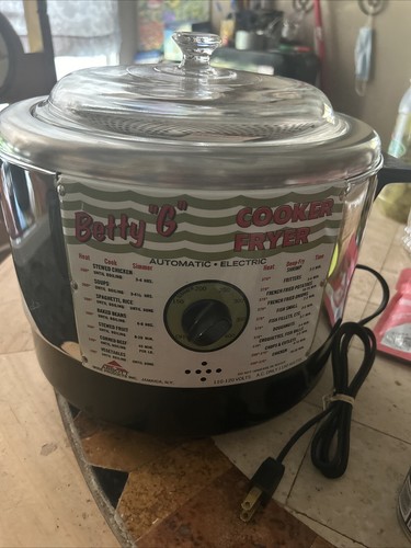 Betty "G" Cooker/Fryer Automatic-Electric Model CF53 w/Lid and Basket ...