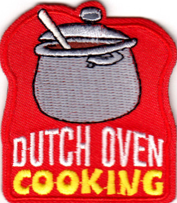 DUTCH OVEN COOKING Iron On Patch Camping Cooking | eBay
