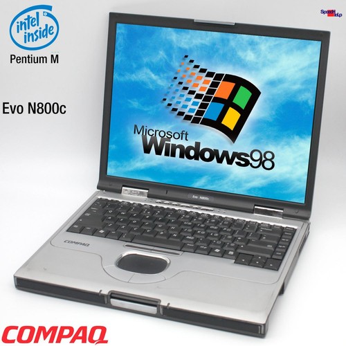 Compaq Evo N800C Notebook Laptop Windows 98 Parallel Port Pentium 4M ...
