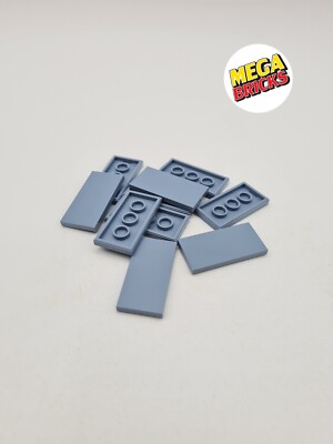 LEGO LOT 10 X TILE 2X4 SAND BLUE REF 87079 / 6124349 *NEUF* | eBay