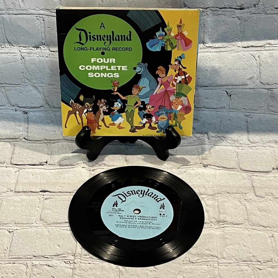 VTG Walt Disney 1972 Bedknobs and Broomsticks Disneyland Long-Playing 4 ...
