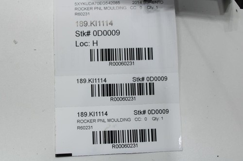 11-15 Kia Sorento EX Driver Left Side Rocker Molding Trim Panel 87751 ...