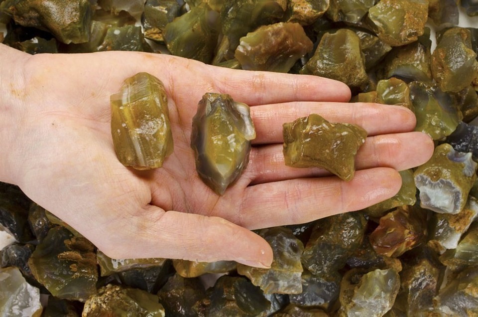 55 lbs Yellow Carnelian Rough Stones - Wholesale Lot - Crystal Mineral ...