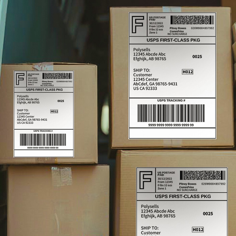 8.5x11 Shipping Label Sheets – Address Labels Stickers for Laser Inkjet ...