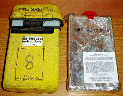 New FSS Fire Shelter w/ Belt Clips WildLand Emergency Protection ...
