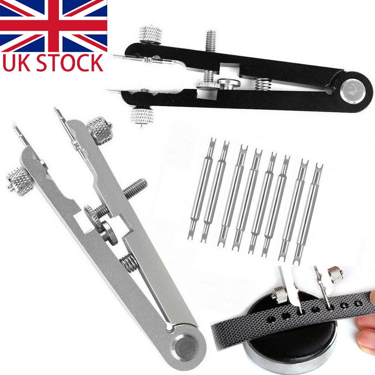 Watches Bracelet Spring Bar Standard Plier Replace Removing Tweezer ...