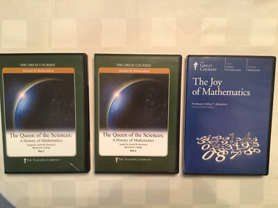Great Courses Queen of the Sciences and The Joy of Mathematics DVD ...