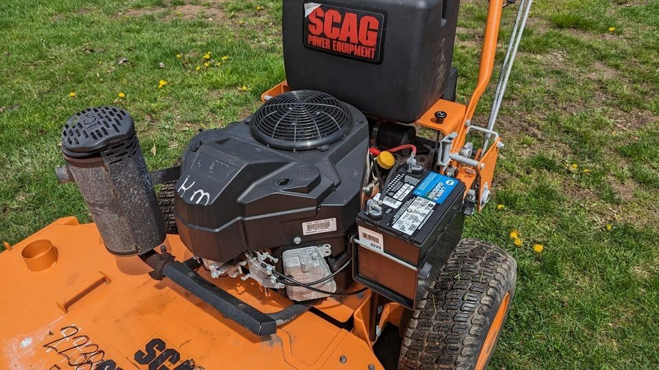 SCAG HYDRO-DRIVE WALK BEHIND COMMERCIAL MOWER SWZT 61-22FS 22HP GAS ...
