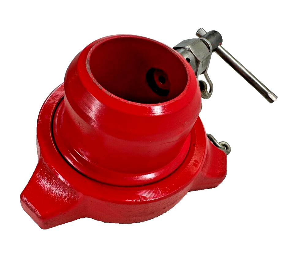 YALE 500 Threaded Closure 2" Class 600 XH Butt Weld End w/ 1/2" NPT Tap ...