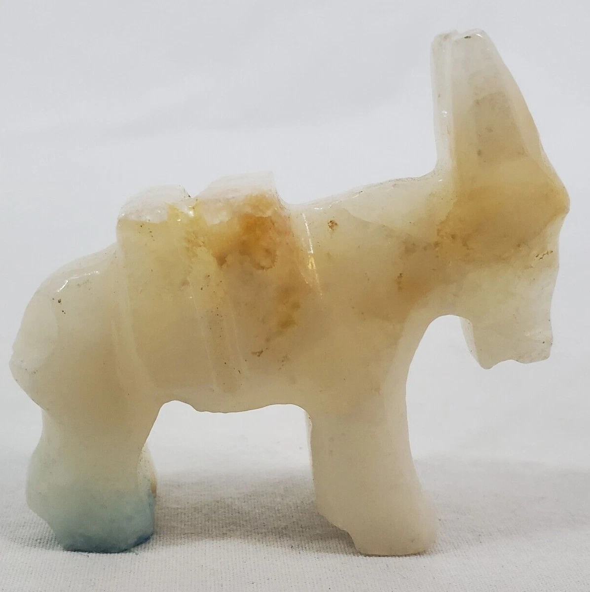 Carved Gemstone Animal Figurines