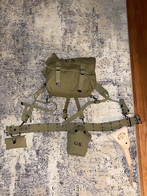 US Paratrooper Web Gear From At the front. All Items are Brand New. | eBay