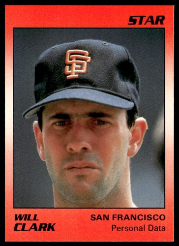 1990 Star Will Clark Will Clark San Francisco Giants #10 | eBay