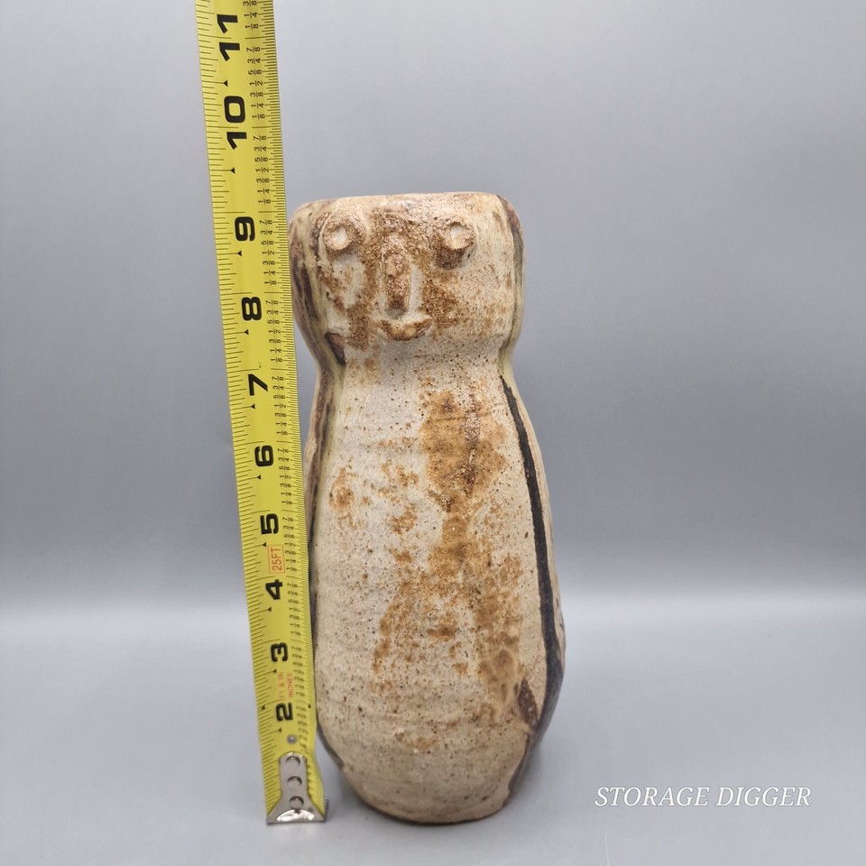 VTG Handmade Studio Art Pottery Ceramic Vase Rough Texture Artisanal Signed AR | eBay